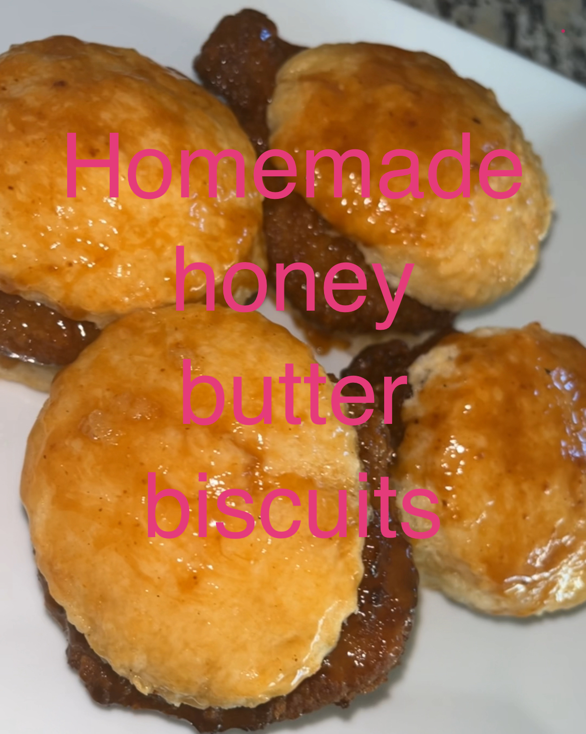 HOMMADE HONEY BUTTER CHICKEN BISCUITS | Fancy Mom Approved